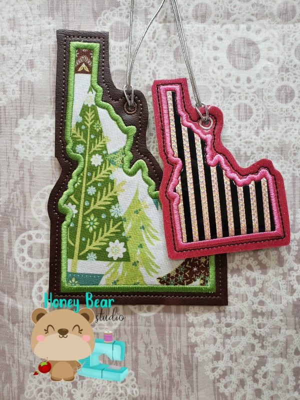 Honey Bear Studio States state of Idaho Christmas Ornament SET DIGITAL ...