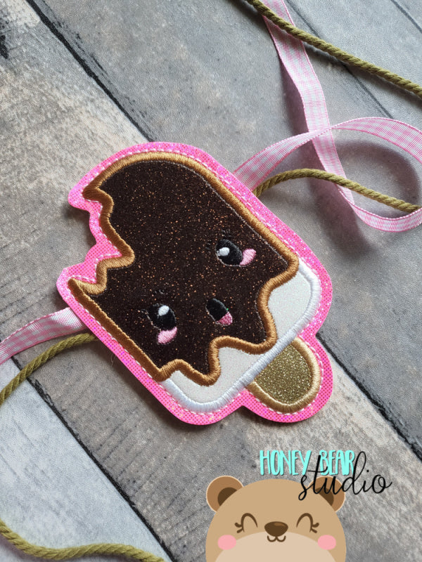 Kawaii Surprised Bitten Popsicle Frozen Pop Treat Slider Banner Pieces ...