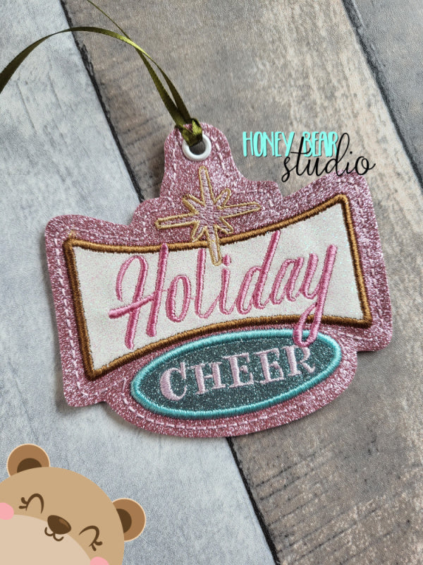 Googie MCM atomic Christmas ornament SET DIGITAL DOWNLOAD ITH embroide ...