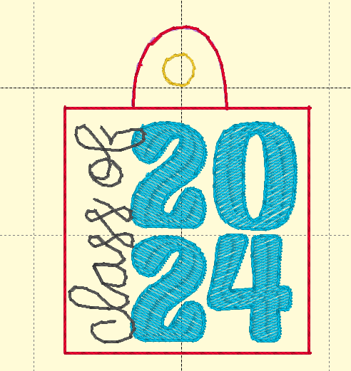Class of 2024 and 2025 Graduation Senior Fob snap tab, or eyelet key f ...