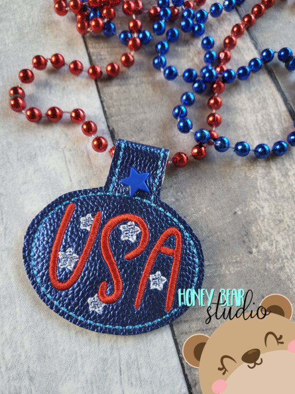 BEAD SNAPPER USA Stars 4x4 DIGITAL DOWNLOAD embroidery file ITH In the ...