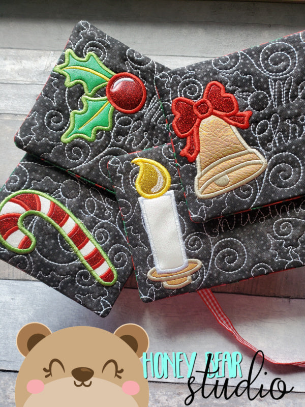 Christmas Applique MUG RUG Set 5x7 Nostalgic Memories – Honey Bear Studio