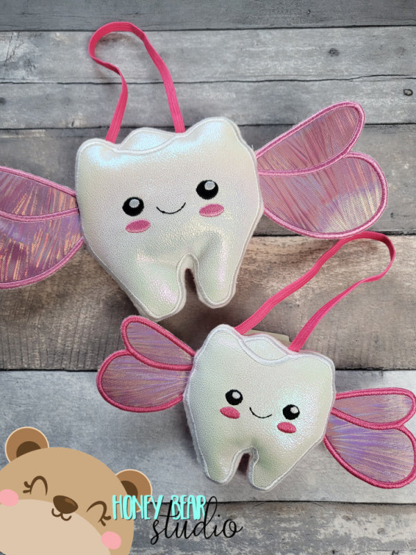 Tooth Fairy Door Hanger (2 hoopings) Softie Plush Stuffies File for 4x ...