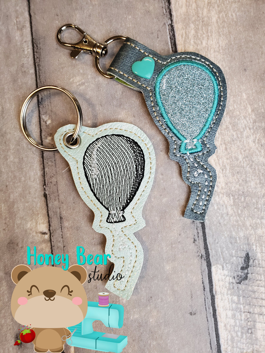 Honey Bear Studio Balloon Snap Tab Eyelet Fob SET DIGITAL DOWNLOAD